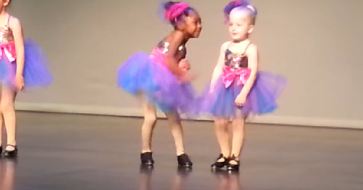 Preschooler Dances To The Beat Of Her Own Drum During A Recital Inner